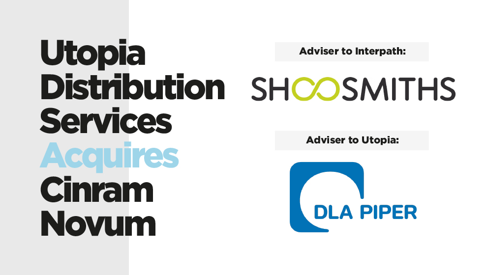 Utopia Distribution Services Acquires Cinram Novum
